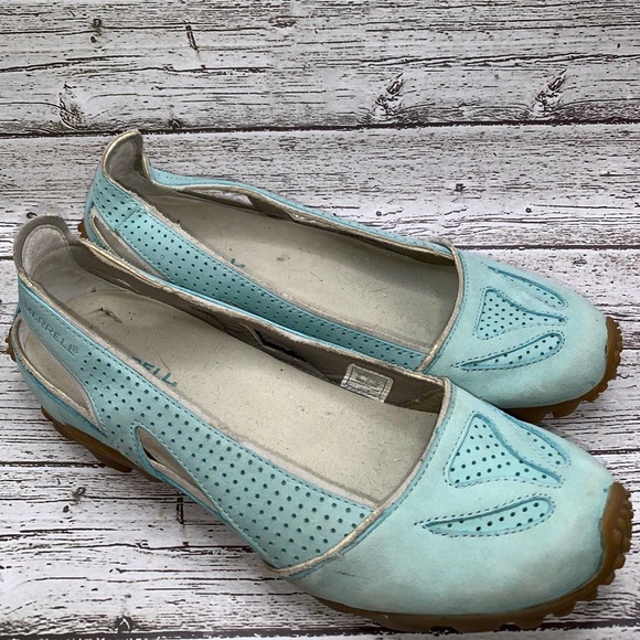Merrell | Shoes | Merrell Womens Oceania Vibram Flats Shoes Size 65 ...
